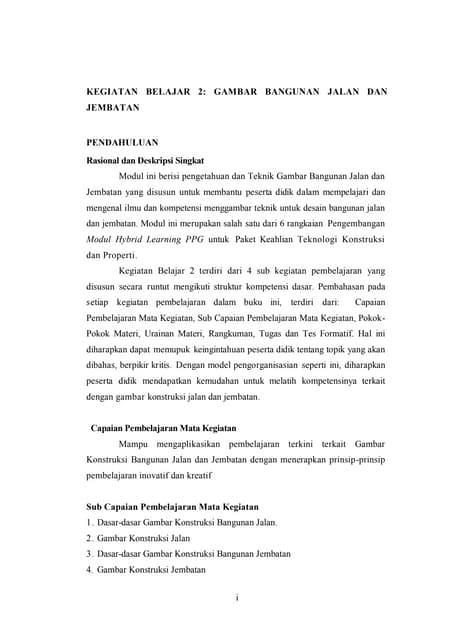 MODUL TKP M5KB3 - GAMBAR BANGUNAN AIR | PDF