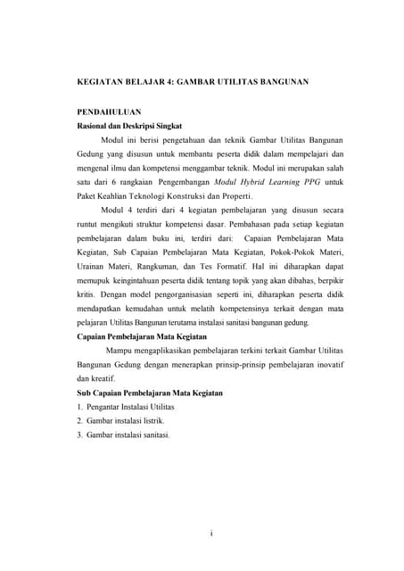 MODUL TKP M5KB3 - GAMBAR BANGUNAN AIR | PDF
