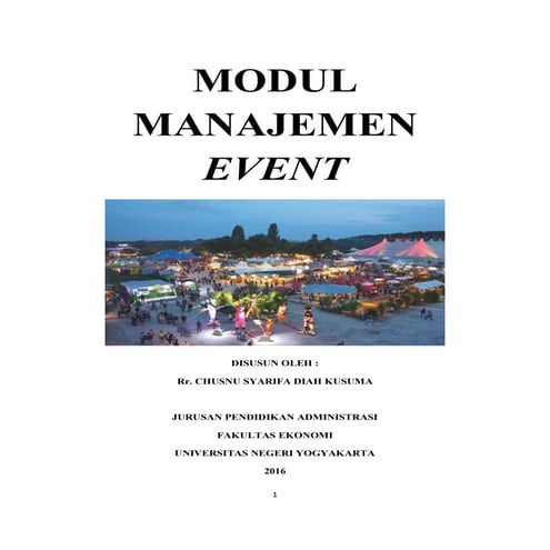 Modul manajemen event.chusnu 2 | PDF