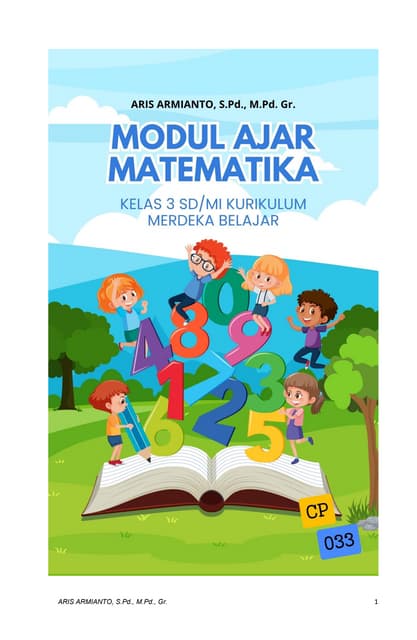 MODUL AJAR MATEMATIKA KELAS 1 KURIKULUM MERDEKA.pdf