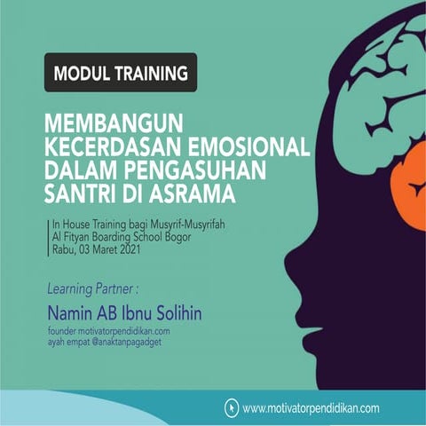 Modul materi training membangun kecerdasan emosional dalam pengasuhan ...