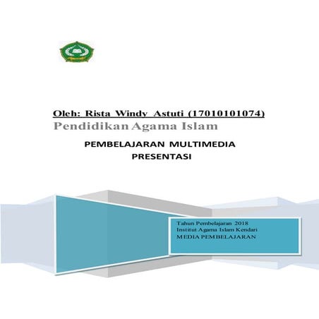 Modul media pembelajaran berbasis presentase | PDF