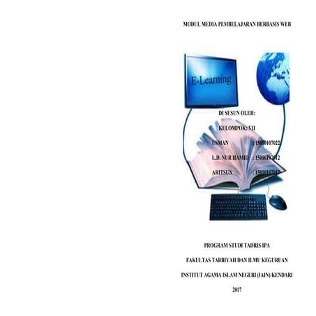 Modul media pembelajaran berbasis web | PPT