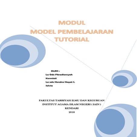 Modul model pembelajaran | PDF