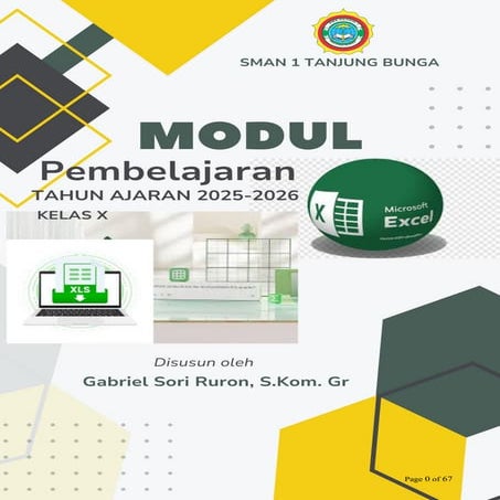 Modul Ms Excel 2007 Kelas X.docx Pengolah angka (Rumus-rumus dalam ...