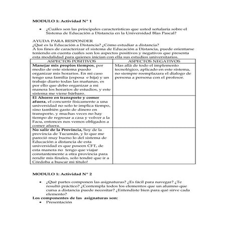 Modulo 2 «actividad 1» | PPTX