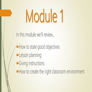 Modulo 1 | PPT