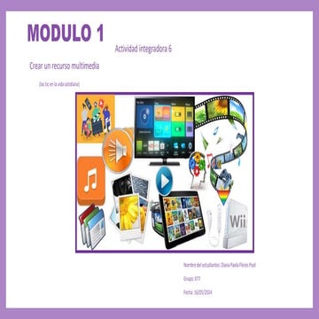 CREAR RECURSOS MULTIMEDIA ( las tic en el la sociedad ) | PPTX | Technology & Computing