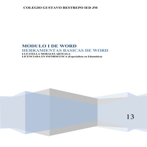 Modulo 1 de Word básico | PDF