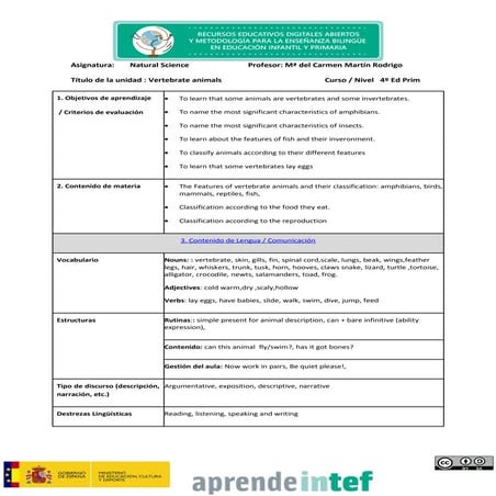 CLIL unit animals | DOC | Reptiles | Pets