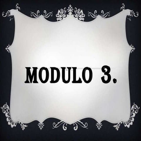 Modulo 3 | PPTX