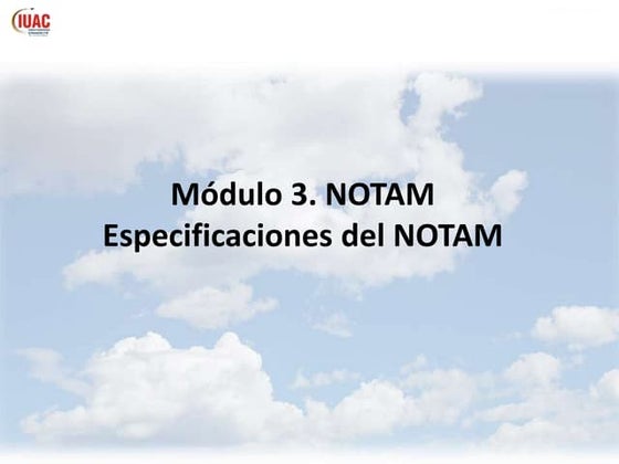 Interpretacion de NOTAM | PDF