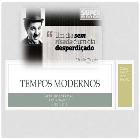 Tempos modernos | PDF