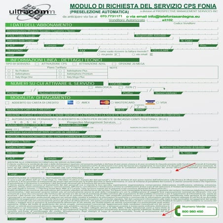 Modulo attivazione cps a3102 | PDF