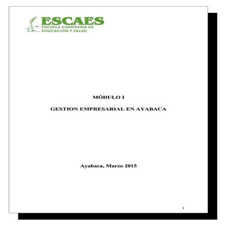 Modulo de gestion empresarial yelene | DOC
