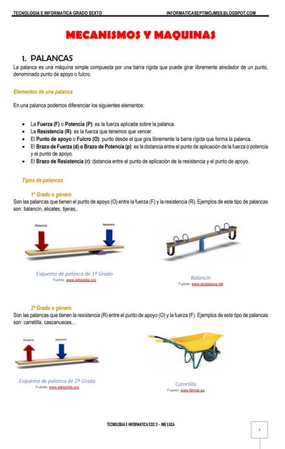 Maquetas maquinas simples | PPT