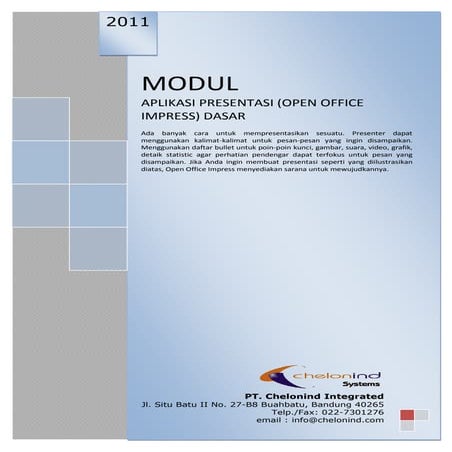 Modul Open Office Impress | PDF