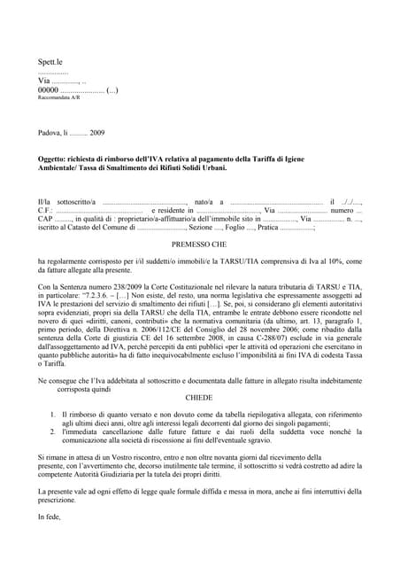 Modulo ricorso multe_generico | PDF
