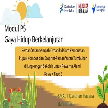 MODUL P5 TEMA 1 GAYA HIDUP BERKELANJUTAN.pptx