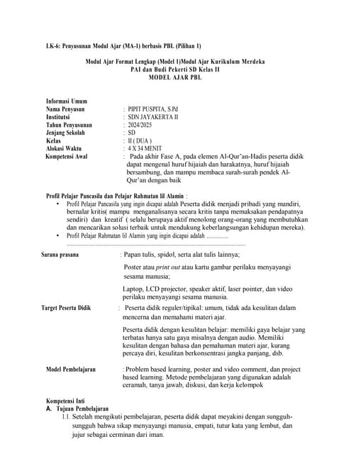 CONTOH RPP SMA DAN SD BERBASIS SEL DAN DEEP LEARNING.pdf