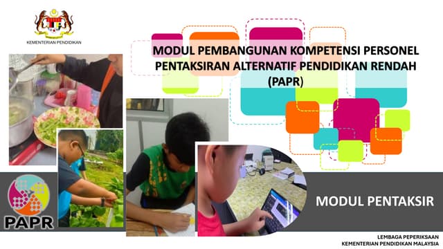 Modul Pembangunan Kompetensi Personel PAPR_Modul Pentaksir.pdf Modul Pembangunan Kompetensi Personel PAPR_Modul Pentaksir.pdf