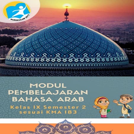 Modul Pembelajaran Bahasa Arab kelas 9 MTs (semester genap) | PDF