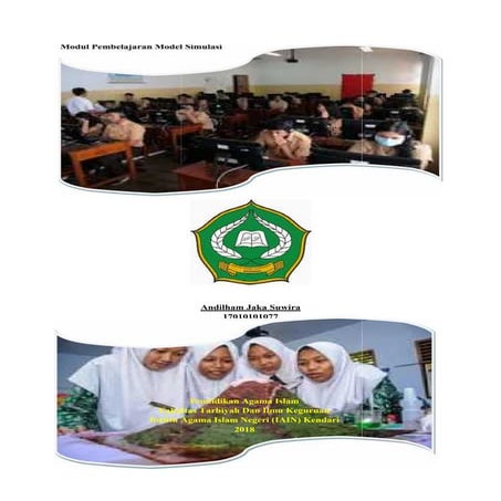 Modul pembelajaran model simulasi | PDF