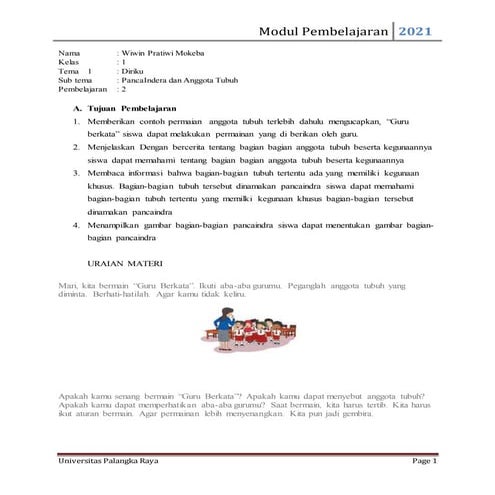Modul pembelajaran wiwin pratiwi mokeba media pembelajaran | DOCX