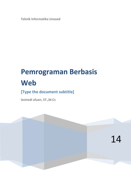 belajar dan studi kasus HTML untuk pemula | PDF