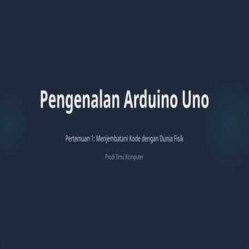 Referensi Cepat UnoArduSim | PDF