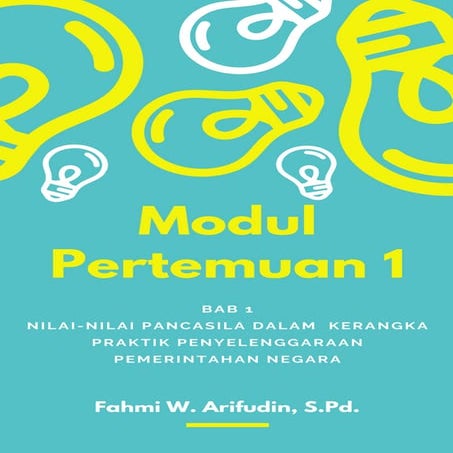 Modul PKn Kelas 10 BAB 1 pertemuan 1: Sistem Pembagian Kekuasaan Negara ...