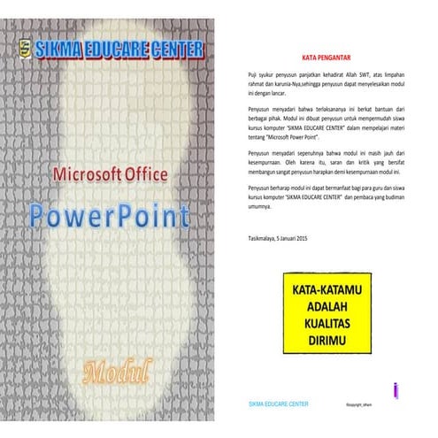 Modul Powerpoint | PPT