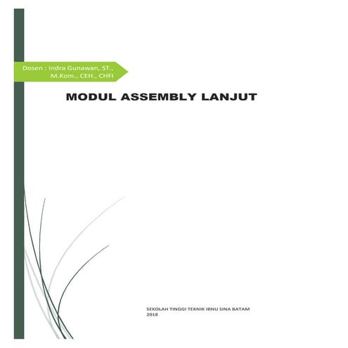 Modul Bahasa Assembly | PDF