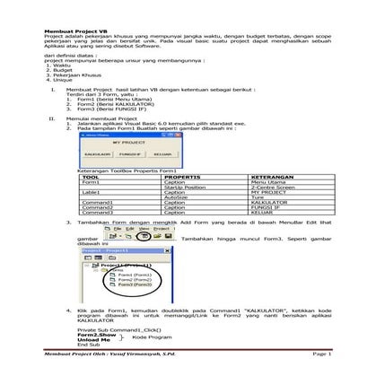 Modul project | DOCX