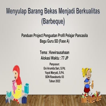 Modul Projek Kewirausahaan - Menyulap barang Bekas menjadi Berkualitas (Barbeque) - Fase A.pdf