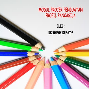 Modul Projek Kreatif.pptx modul project penguatan | PPTX