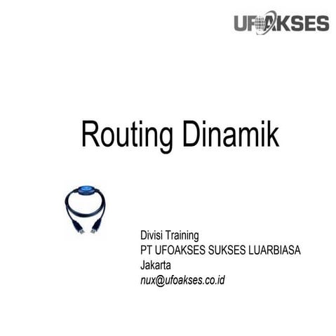 Modul routing dinamik | PPT
