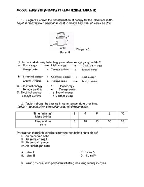 Soalan Latihan Didik Tahun 5 | PDF