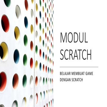 Modul pelatihan coding scratch level 1 | PDF