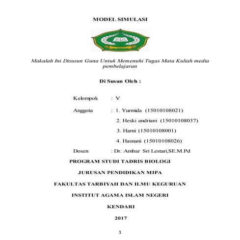 Modul simulasi | DOCX