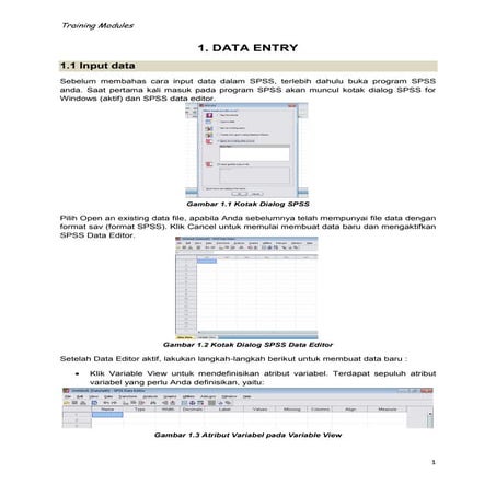 Modul statistik spss | PDF