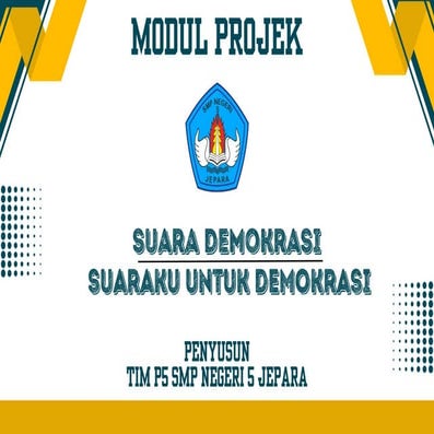 Modul Suara Demokrasi Suaraku untuk Demokrasi | PDF