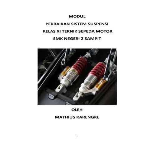 Modul suspensi xi tsm | DOCX