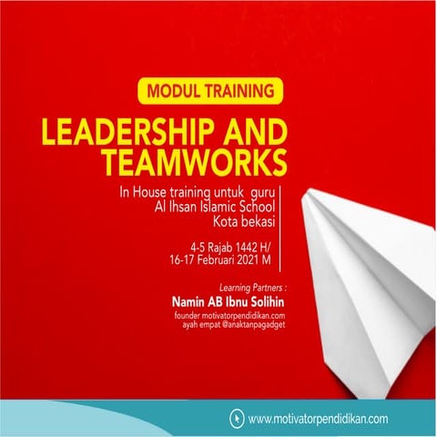 Modul training leadership and teamworks | PDF