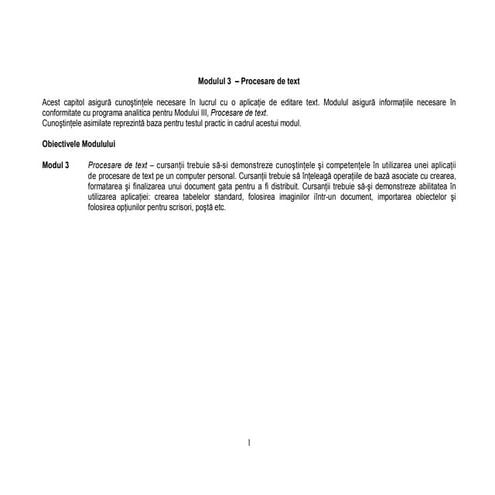 Modulul 3 word | PPT