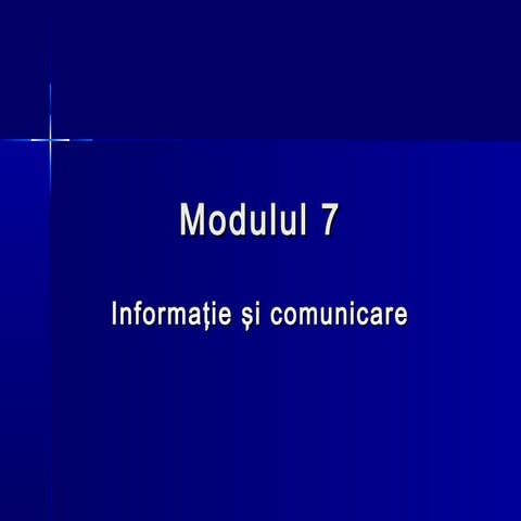 Modulul 7 ecdl | PPT