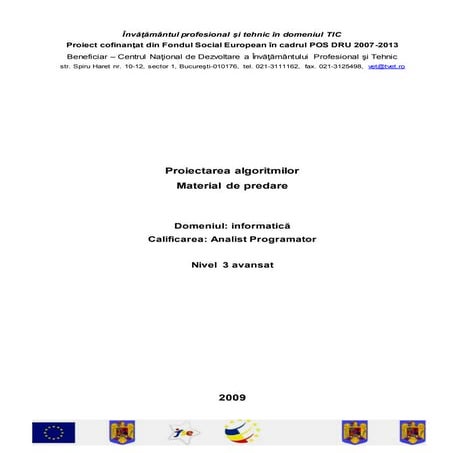 Modulul ii algoritmi | DOC