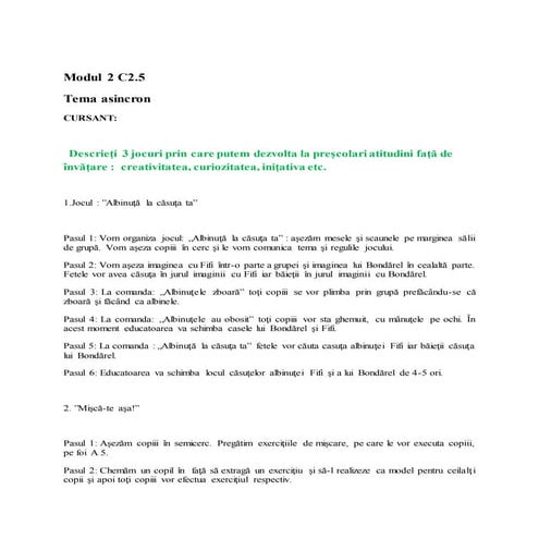Modulul ii c2. 5 asincron | PDF