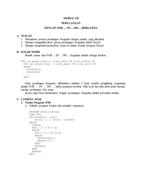 Modul 9 | PDF
