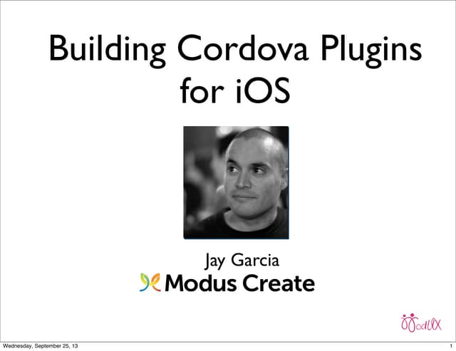 Building Cordova plugins for iOS | PPT Building Cordova plugins for iOS | PPT